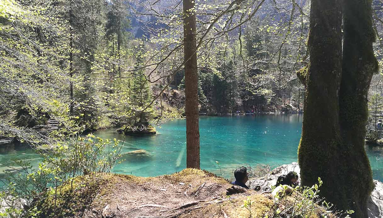 Blausee, il laghetto alpino dalle acque più azzurre che mai