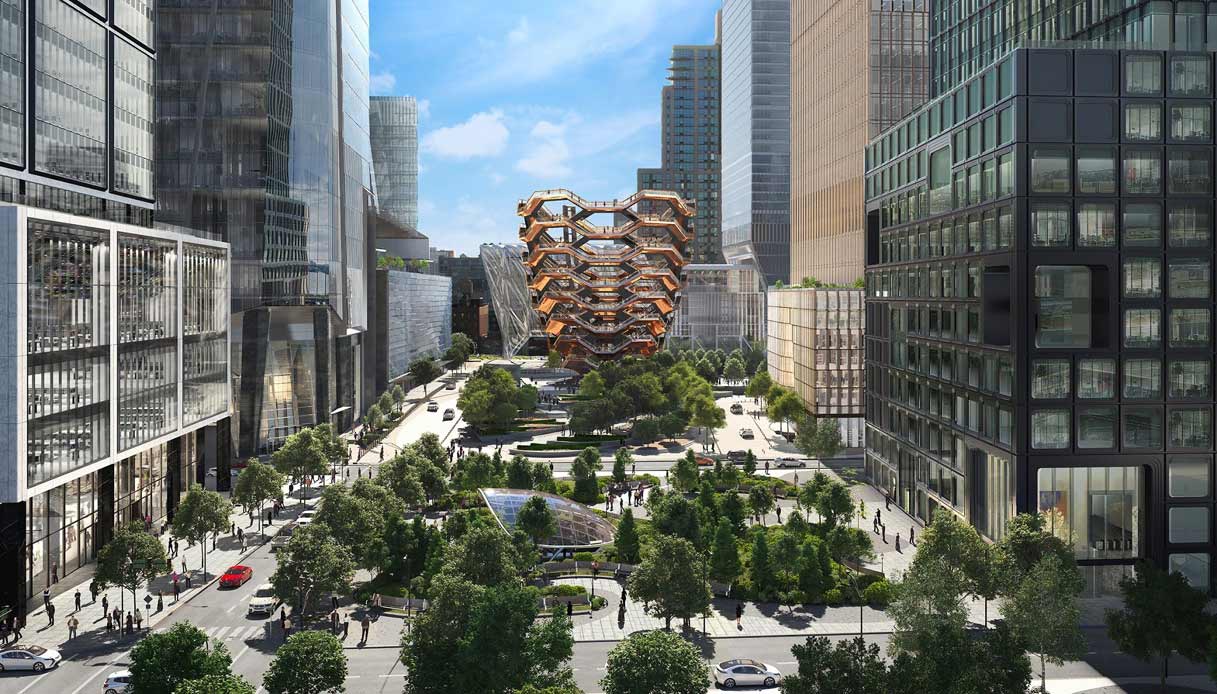 Apre Hudson Yards, il nuovo quartiere cool di New York