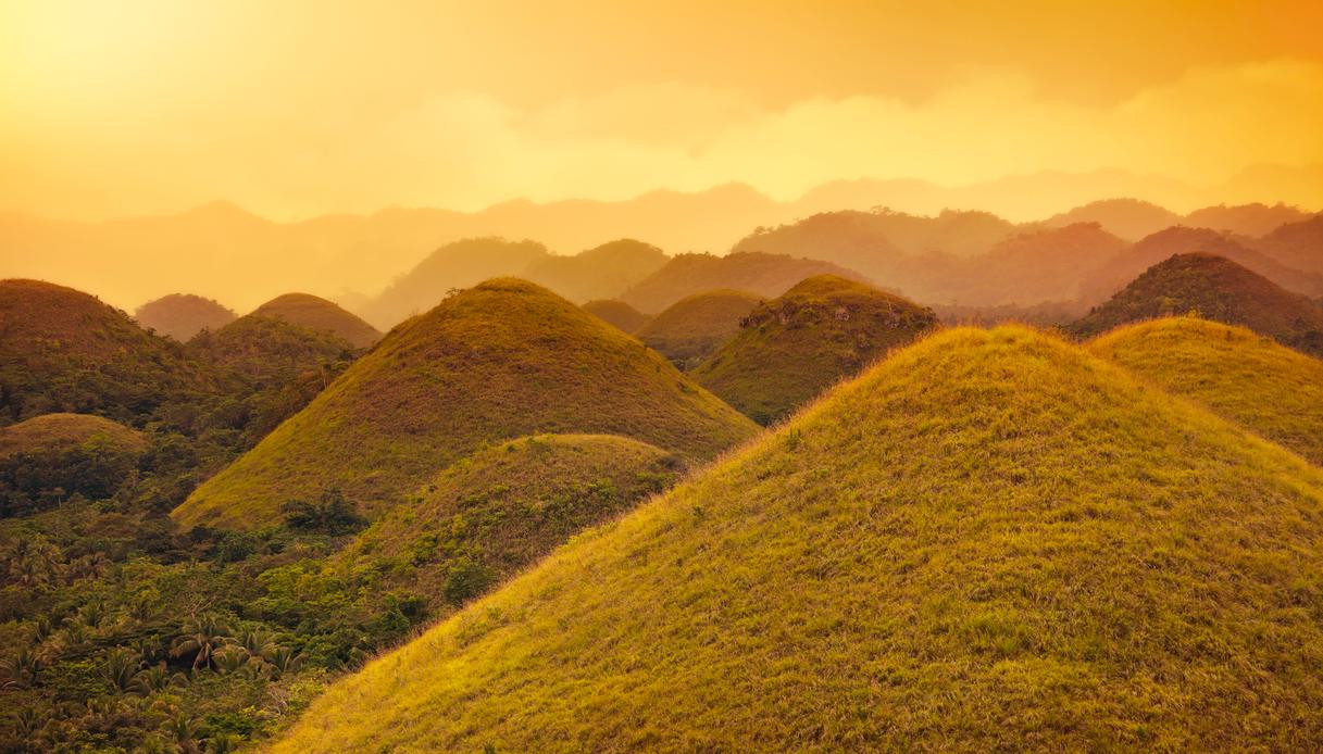 Le meravigliose Colline di cioccolato sull'Isola di Bohol